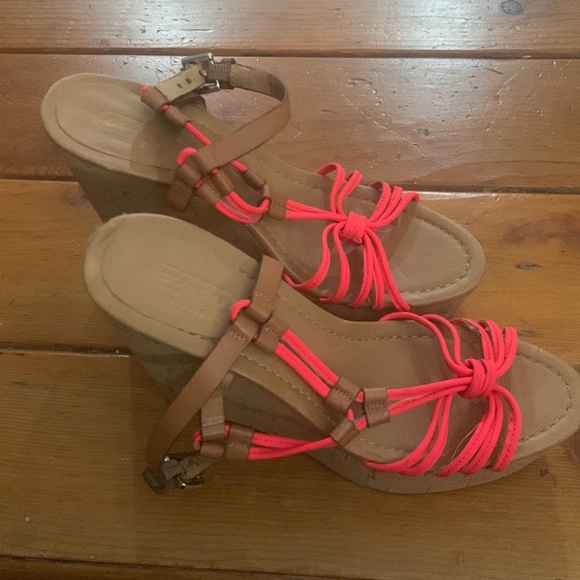 Coach | Shoes | Coach Corkscrew Wedge Sandals | Poshmark